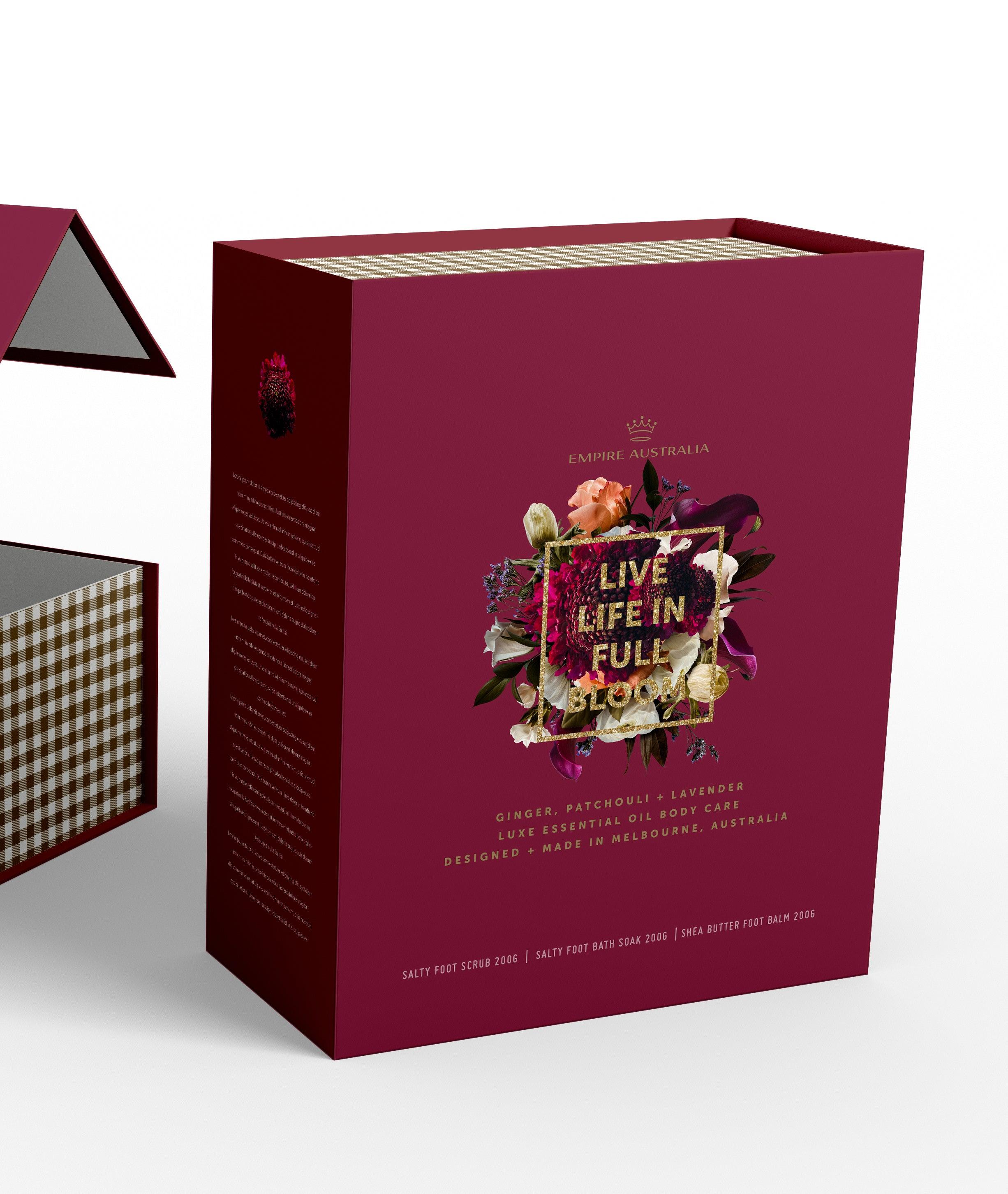 Live Life In Full Bloom Hand, Body & Bath Set – Ginja B